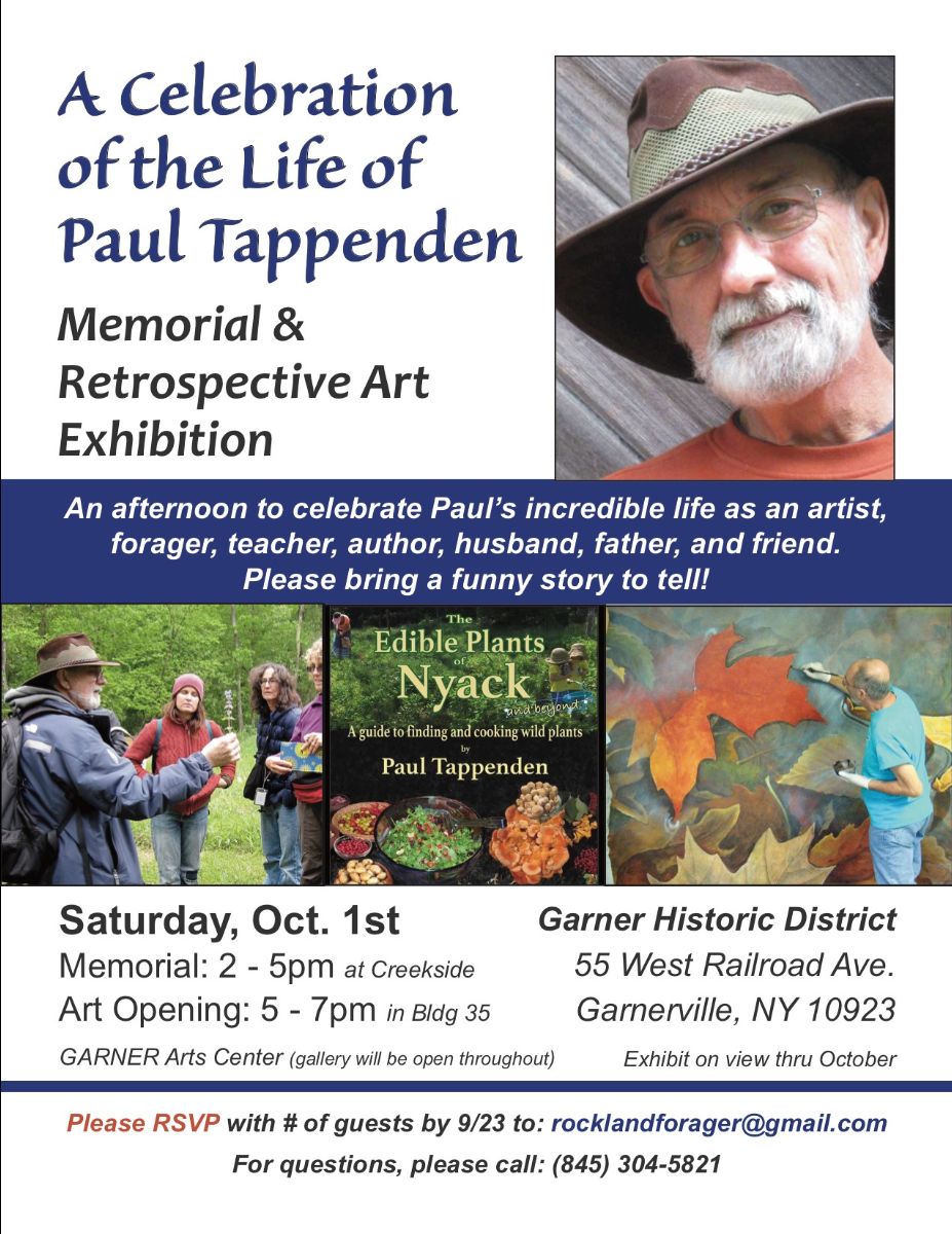 *A Celebration Of The Life Of Paul Tappenden - Memorial & Art Exhibit ...